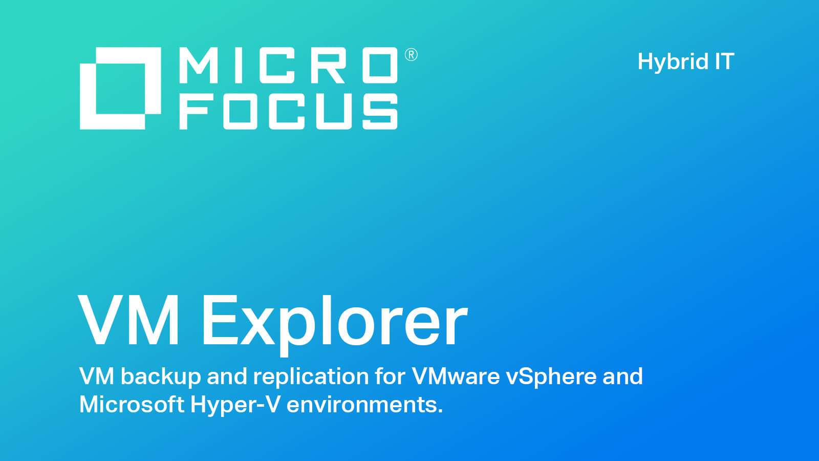 DiGiBoY › Micro Focus VM Explorer Enterprise v7.1.001